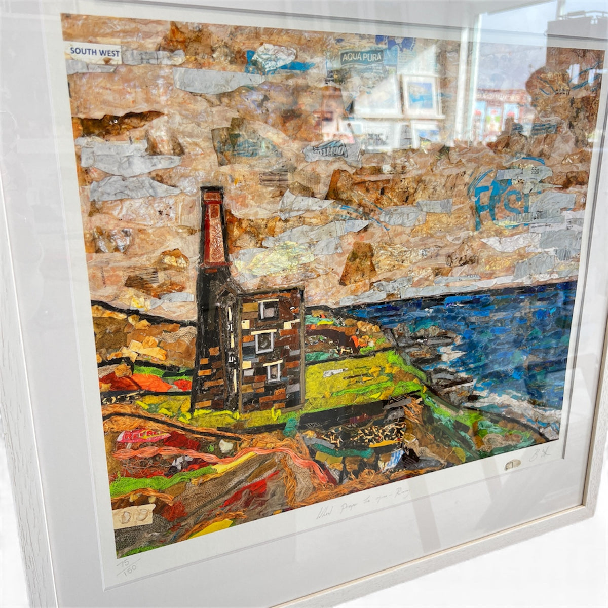 “Wheal Prosper Tin Mine - Rinsey” Beach Clean Art – Four Crows Gallery ...